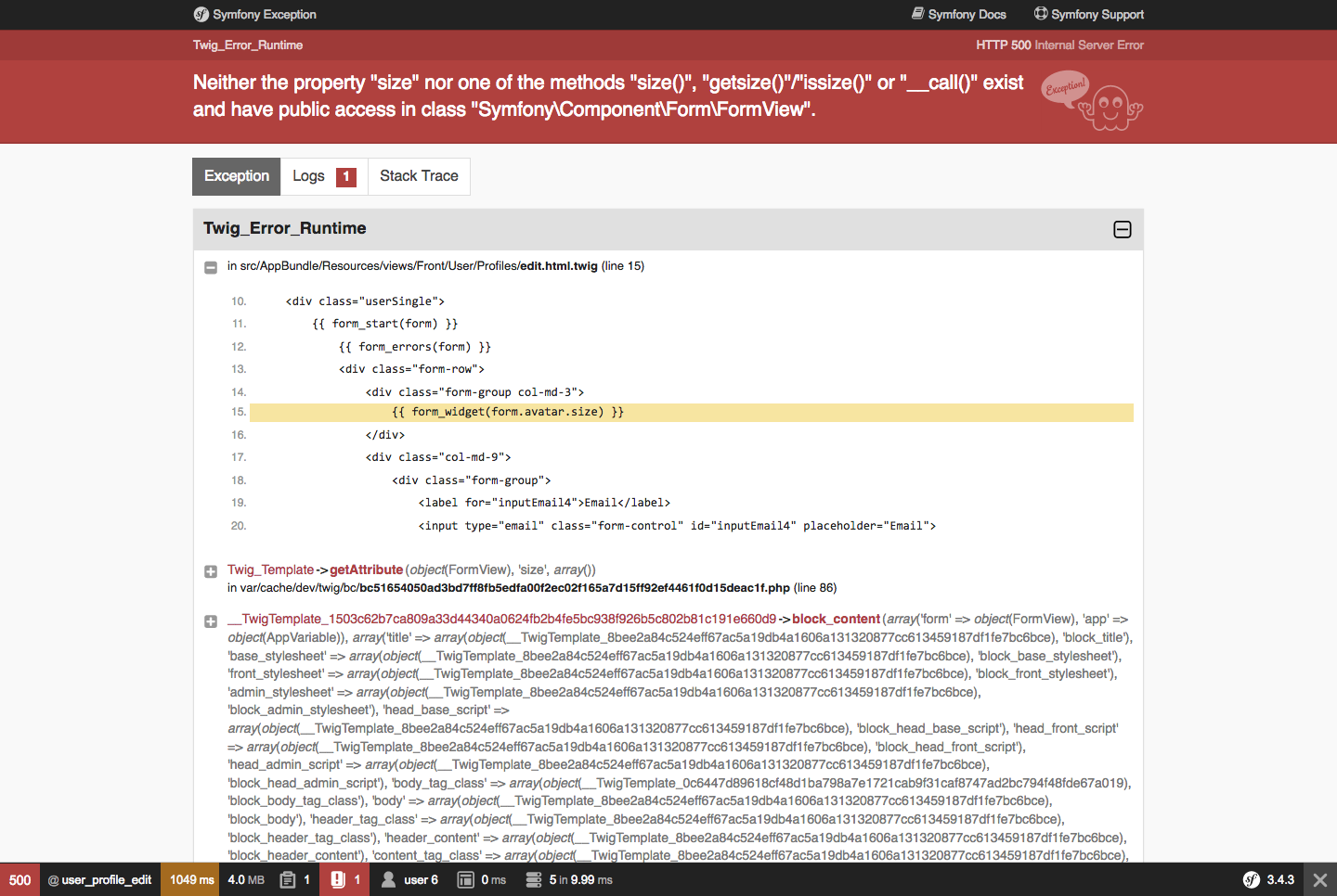 [Résolu] [Symfony3.4/Twig] Embed form ne fonctionne pas - Erreur au niveau de twig lors du rendu ...